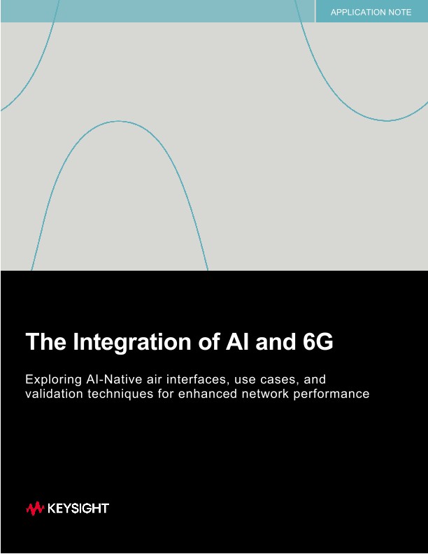 The Integration of AI and 6G PDF Asset Page | Keysight
